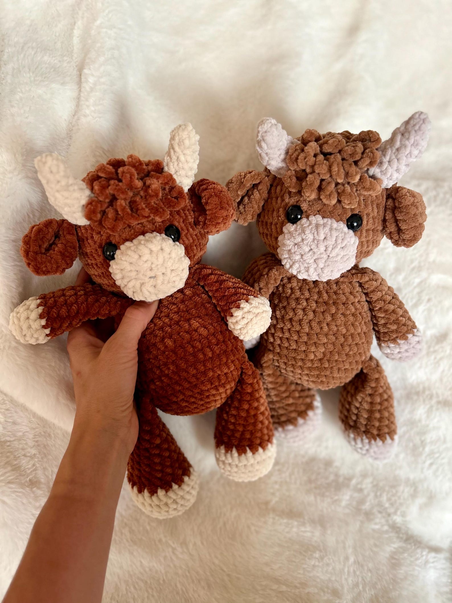 Highland Cow Crochet Pattern With Kilt Pattern - Etsy