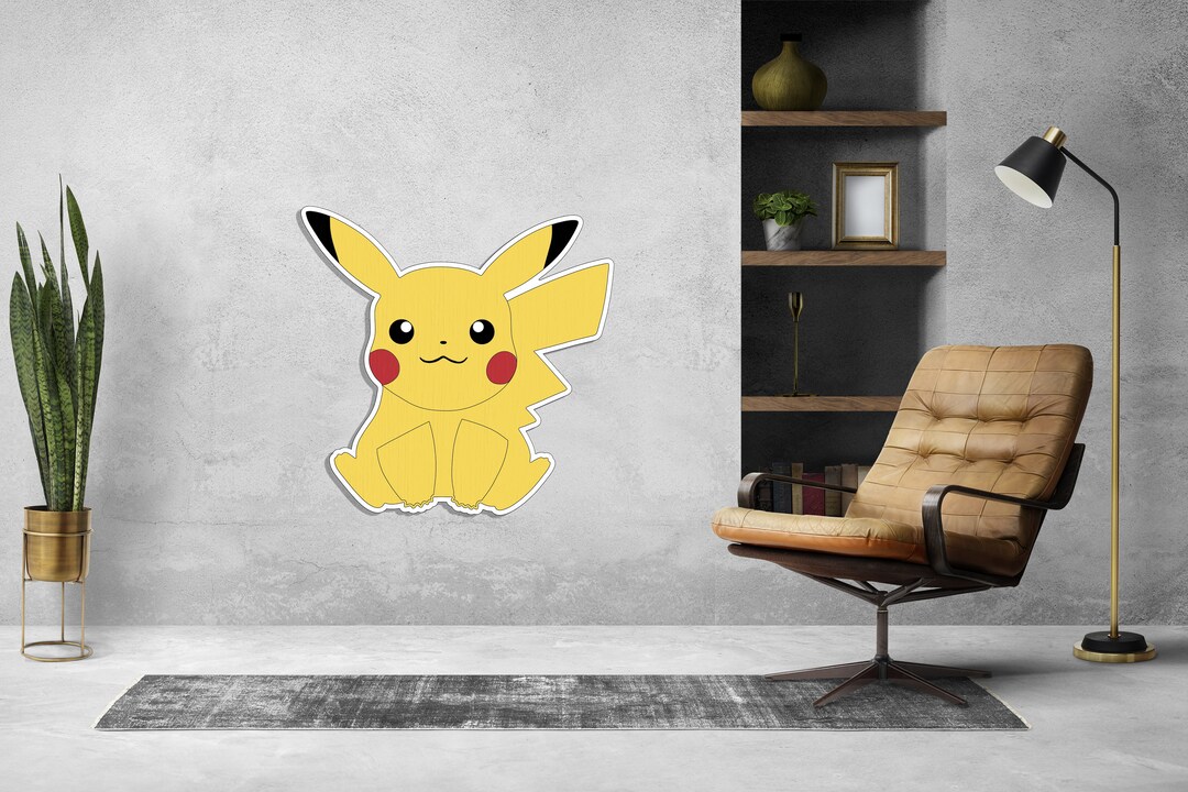 Pokemon Wall Decor,wood Wall Hanging, Geometric Wall Art,for Kids Room ...