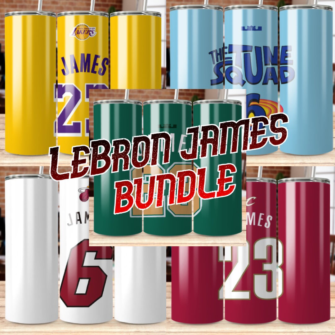 Lebron James 20oz Skinny Tumbler Tumbler Wraps NBA Bundle - Etsy