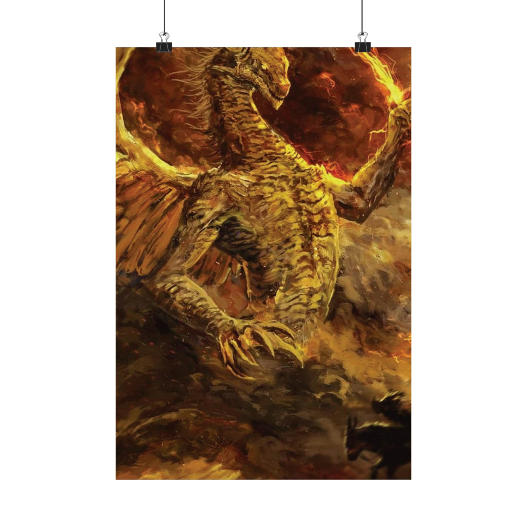 Mythic Dragon Posters, Dragon Poster, Elden Ring Poster, Mythology ...
