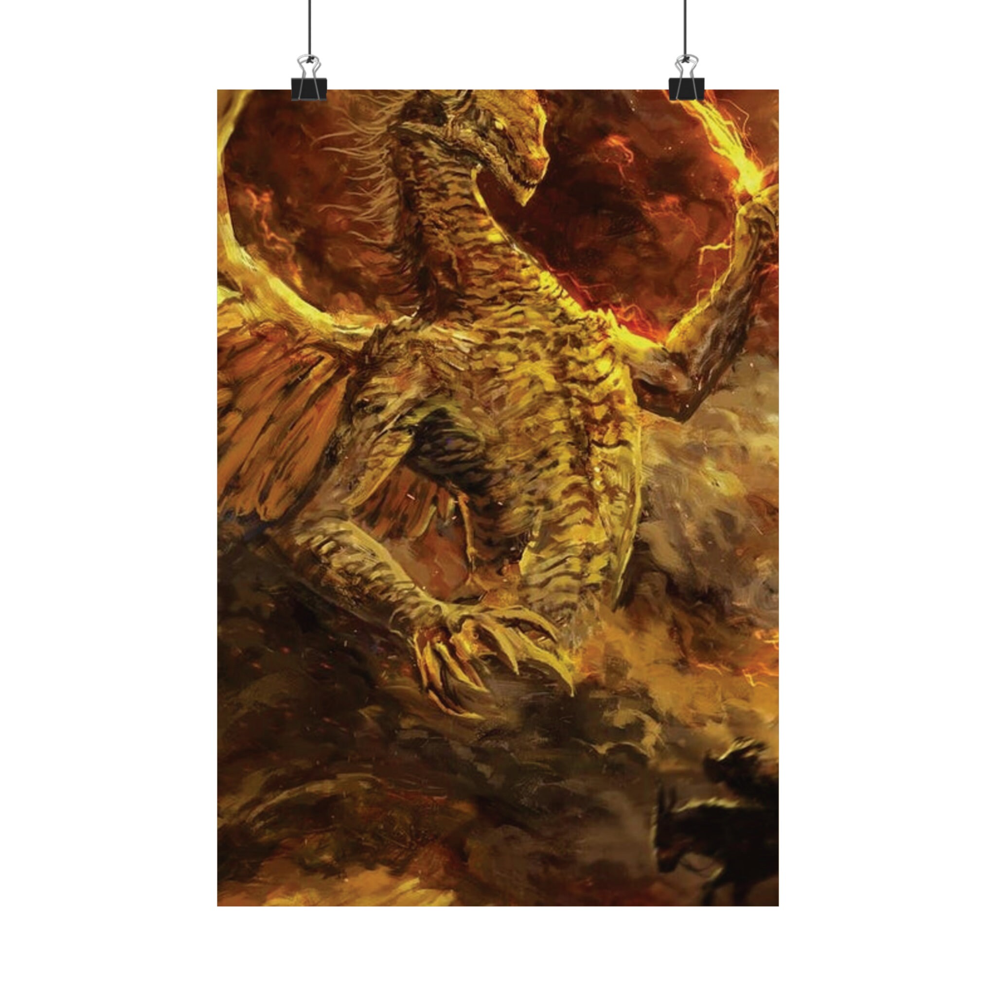 Mythic Dragon Posters, Dragon Poster, Elden Ring Poster, Mythology ...