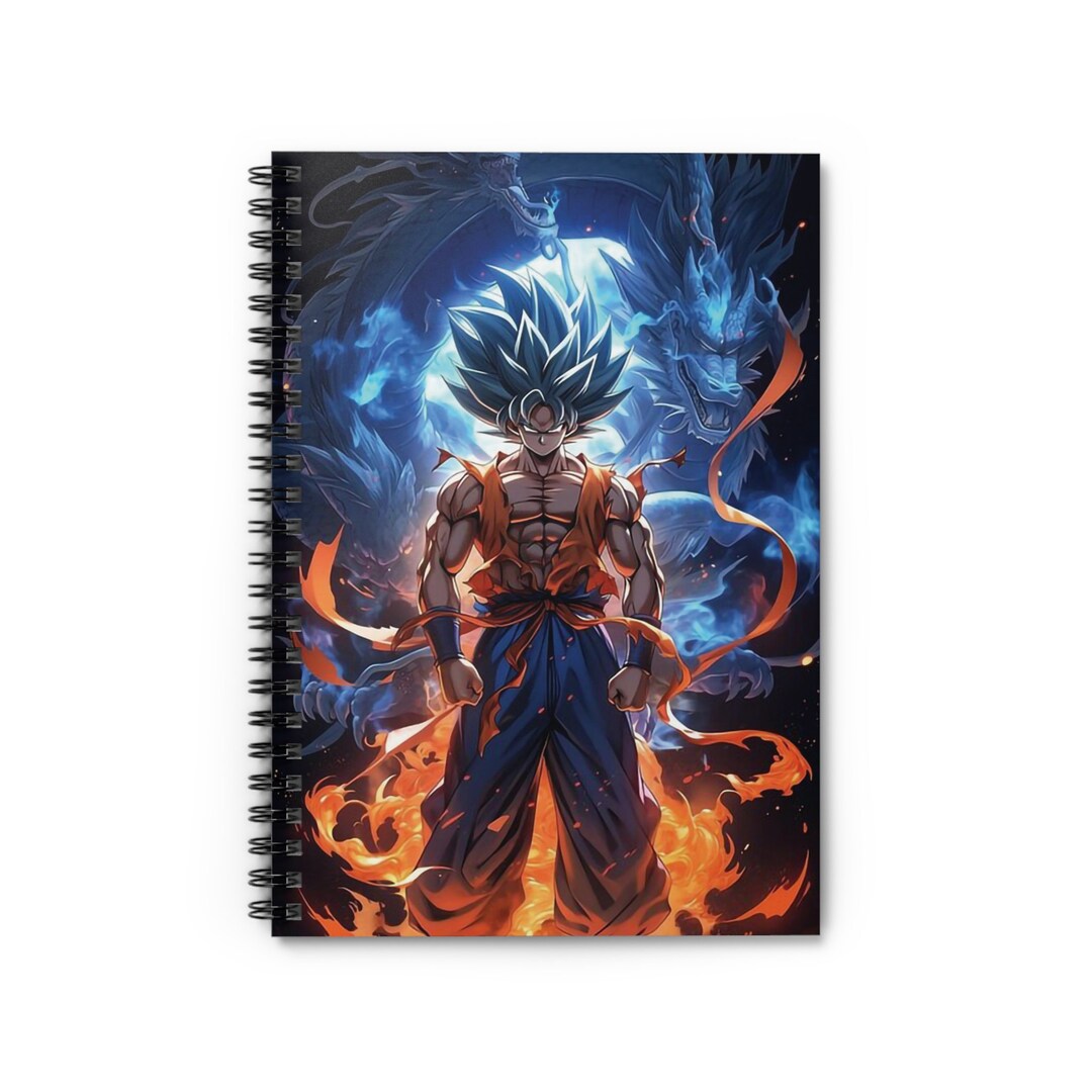 Spiral Notebook Dragon Ball Super Notebook, Ultra Instinct, Goku Dragon ...