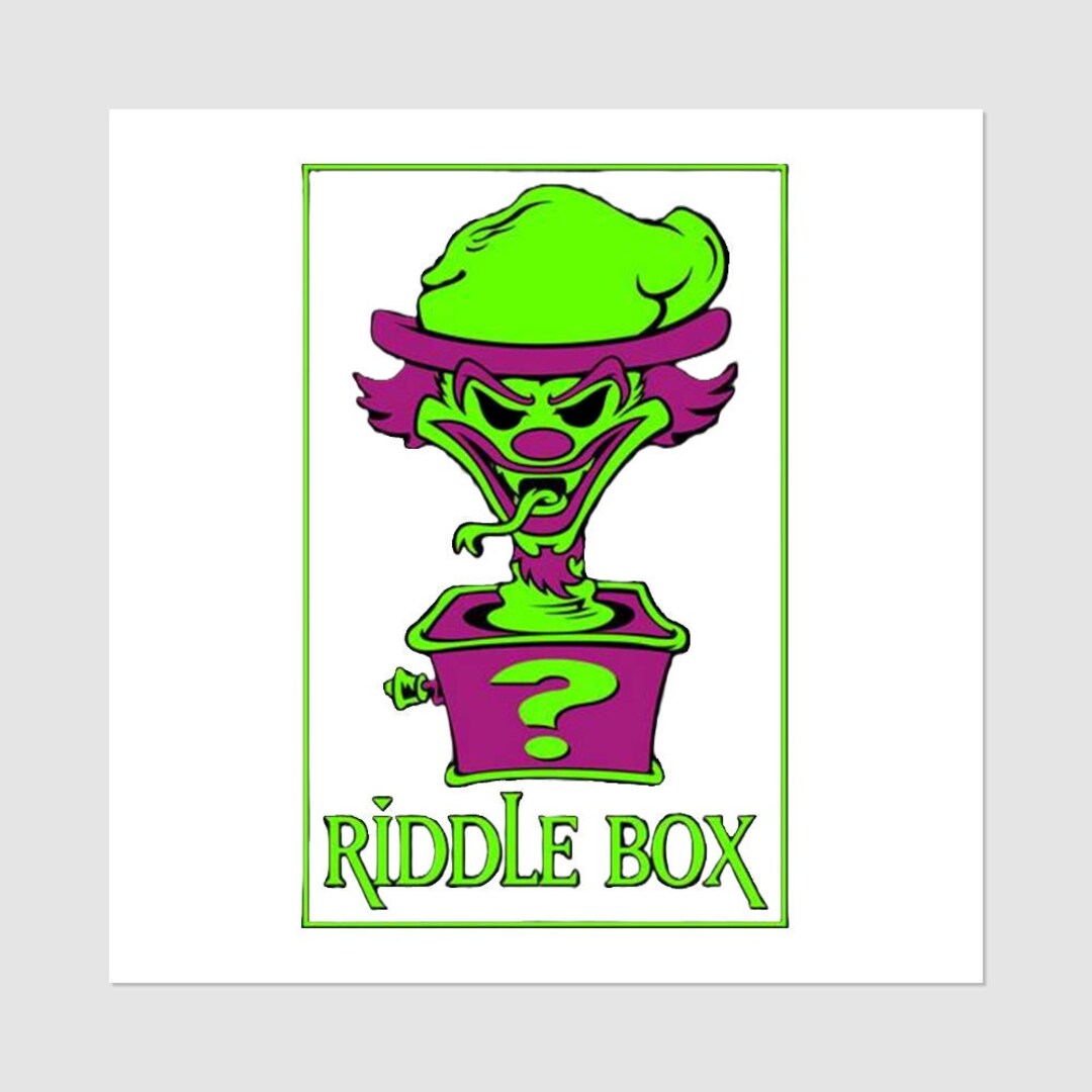 Temporary Tattoos Riddle Box New 2024 Fashion Juggalo ICP Insane Clown ...