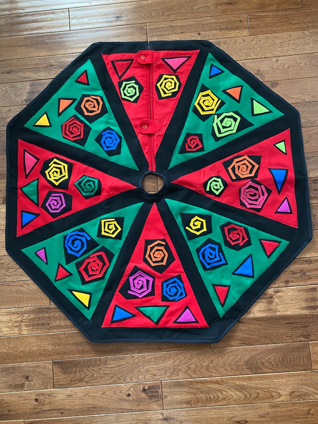 Christmas Octagonal Tree Skirt SALE Save 50 - Etsy