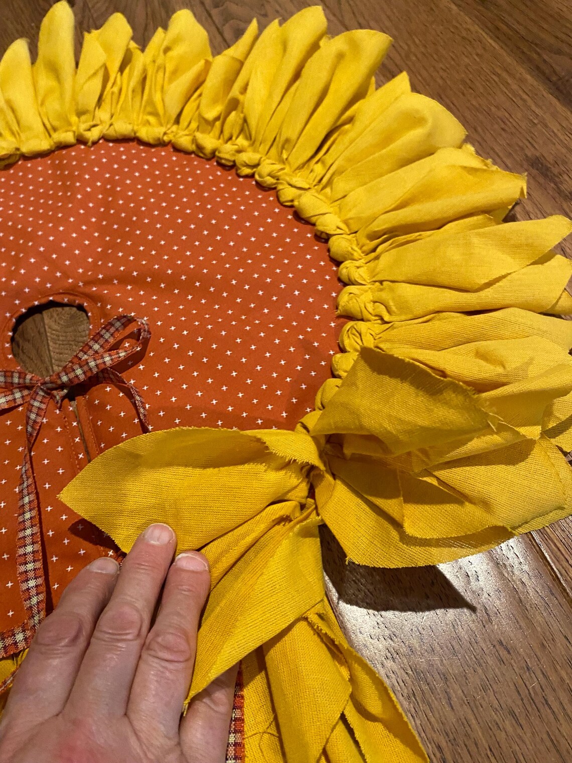 Autumn Fall 3-D Rustic Sunflower Tree Skirt - Etsy