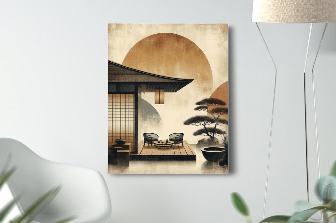 Japanese Theme Art for the Living Room, Bedroom, or Kitchen. Perfect ...