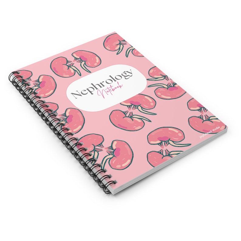 Cute Anatomical Kidney Spiral Notebook, Medicine Gift, Medical Student ...