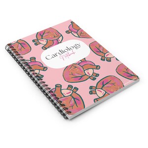 Cute Anatomical Heart Spiral Notebook, Medicine Gift, Medical Student ...