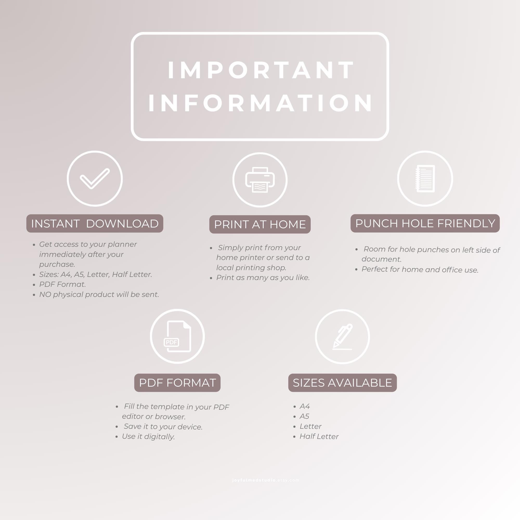 Printable Daily Journal Page, PDF Format, Daily Journaling Pages ...