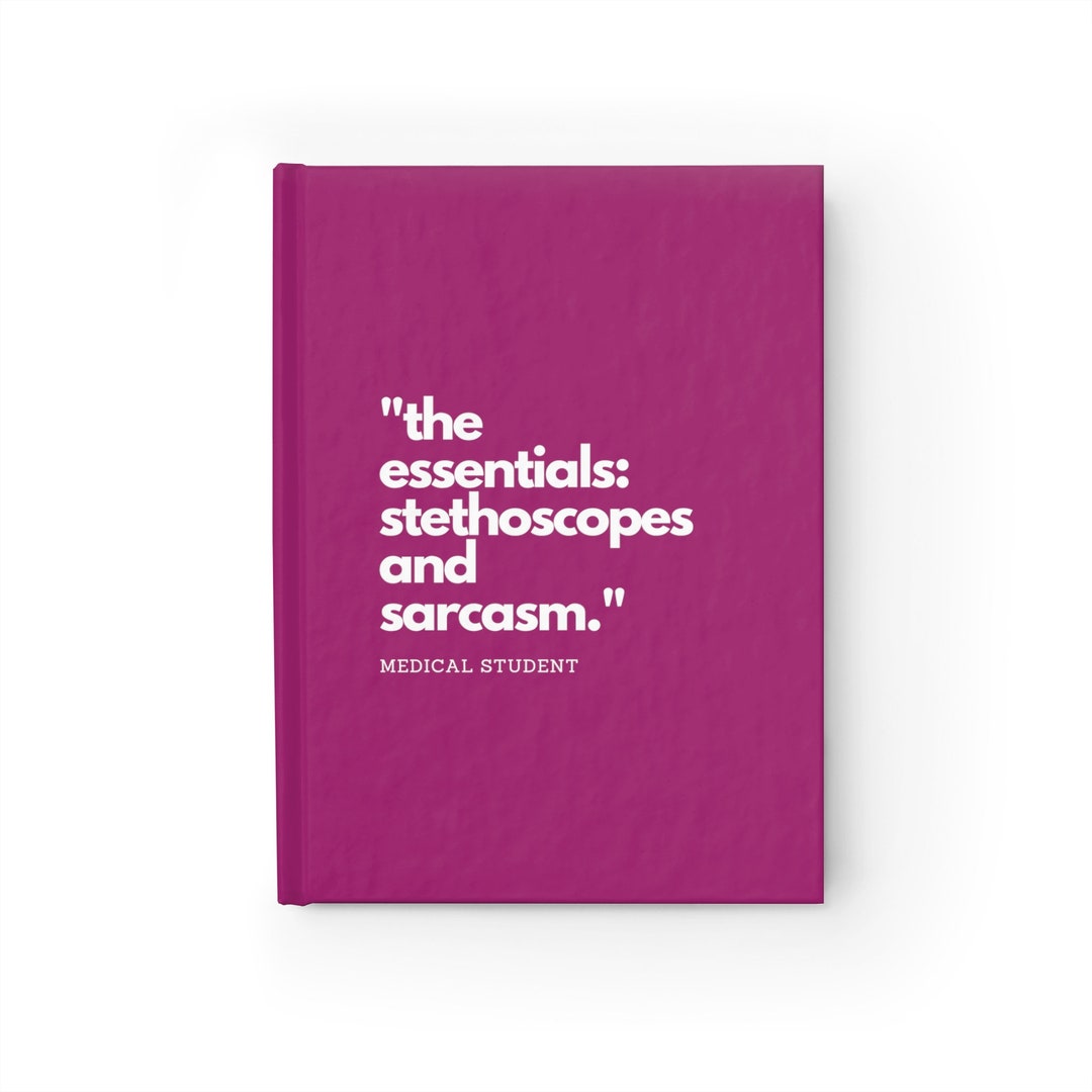 Essentials of Med School Notebook, Medical Student Journal, Easy ...