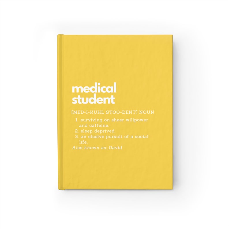 Personalized Medical Student Notebook, Lined Journal for Future Doctor ...