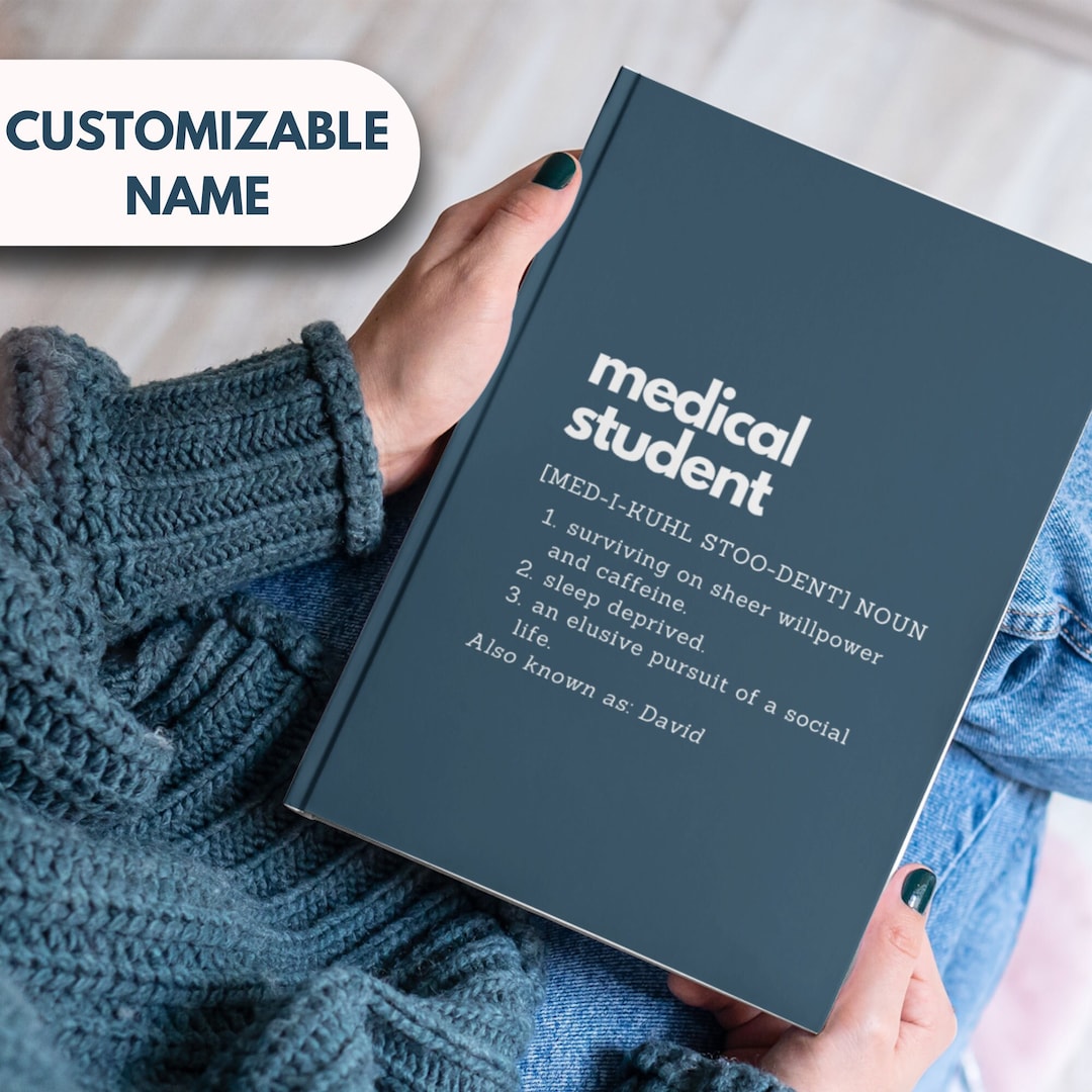 Personalized Medical Student Notebook, Lined Journal for Future Doctor ...
