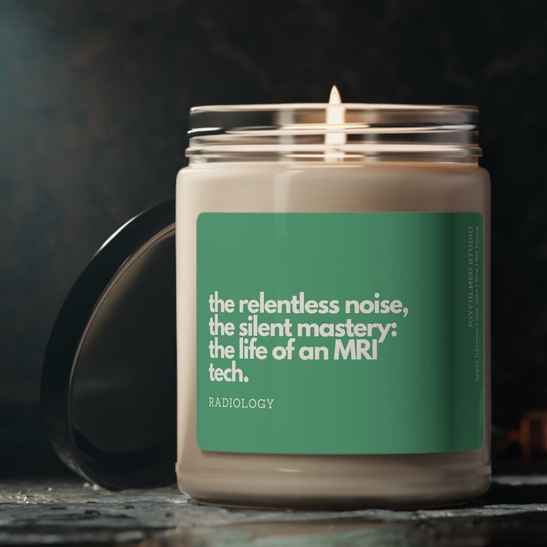 Radiology MRI Tech Candle: Silent Mastery Candle Radiologist - Etsy