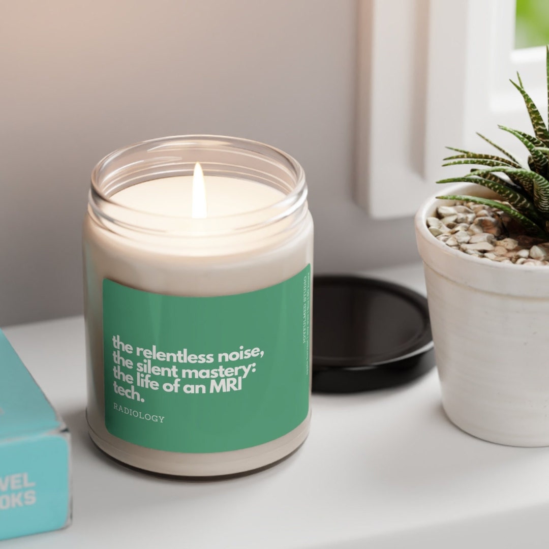 Radiology MRI Tech Candle: Silent Mastery Candle, Radiologist Gift, MRI ...