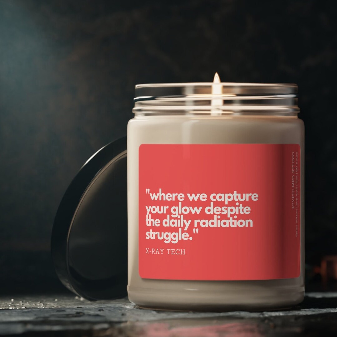 Xray Tech: Radiation Warriors Candle. Radiology, Radiologist, Radiology ...