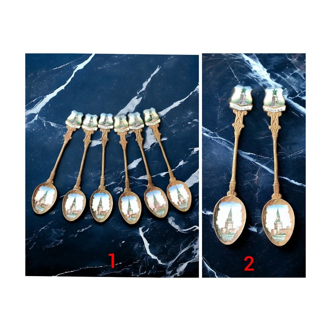 A Set of Teaspoons Made During the USSR - Soviet Cutlery From the 1960s ...