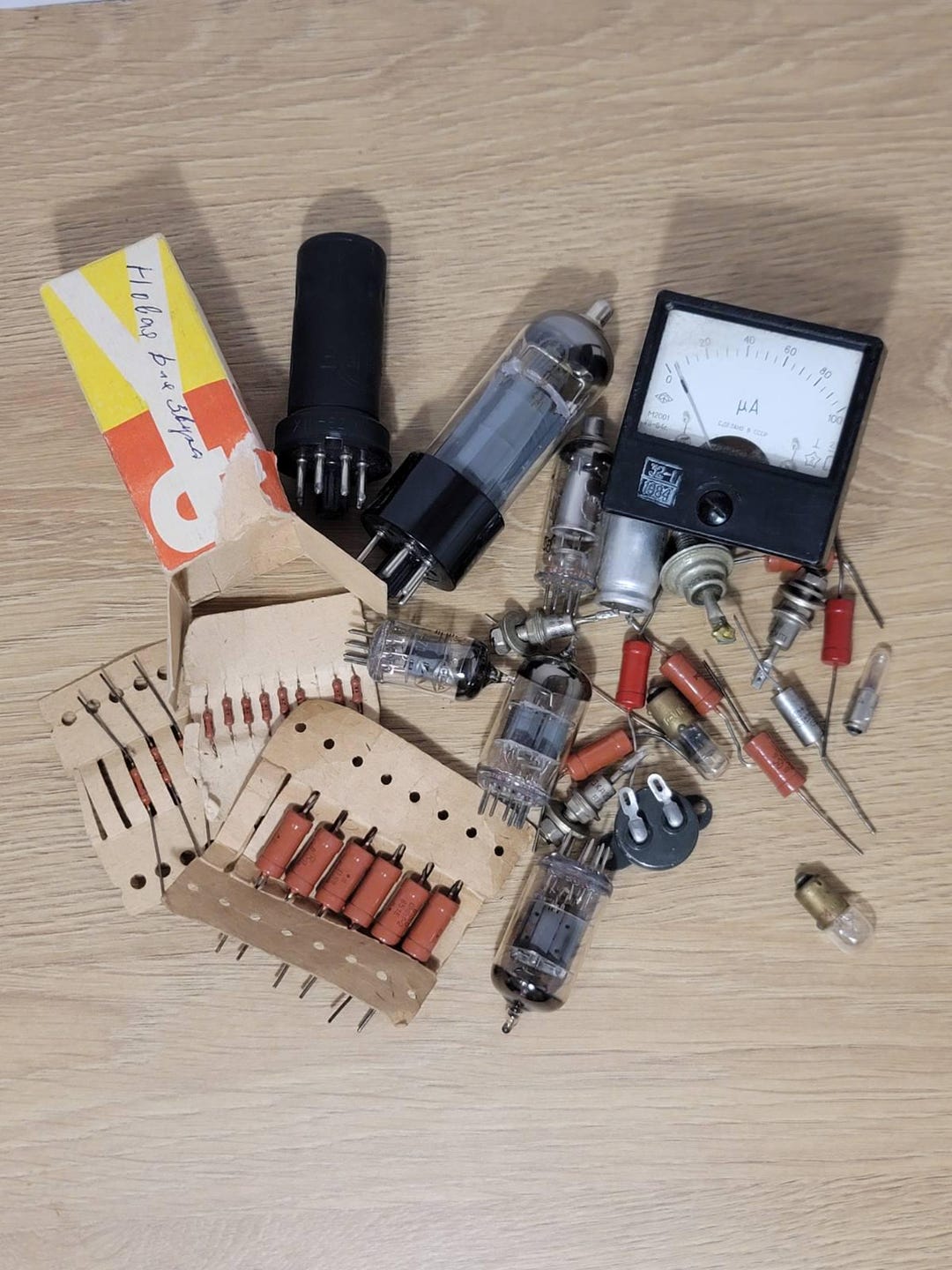 Vintage, Steampunk, Set of Electrical Parts, Parts From TV, Radio ...