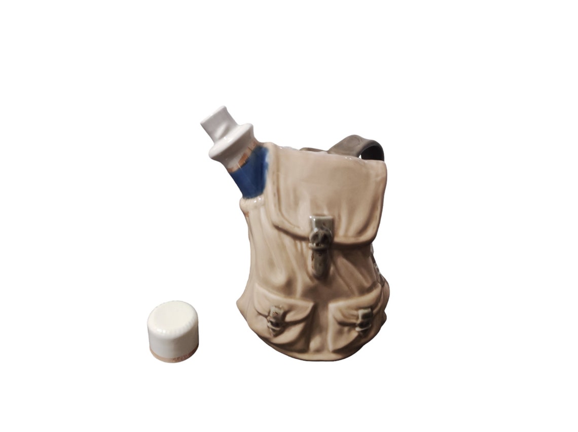 Wine Bottle, Decanter, Jug, Backpack Shape, Ceramic Vase, USSR, Home ...