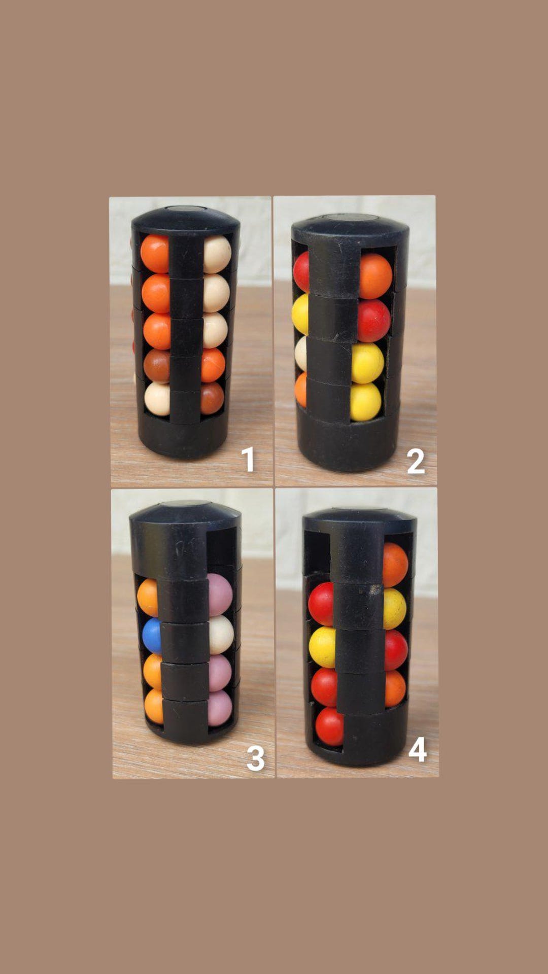 Vintage, Soviet, Logic, Puzzle, Game, 1980s, Brain, Ball Toy, Retro ...