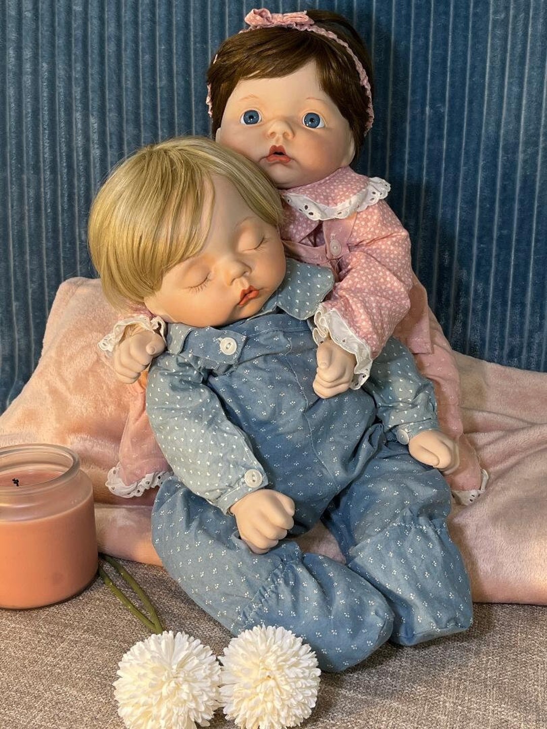 19" 1988 Dianna Effner Porcelain Dolls - Sweetness and Serenity - Etsy