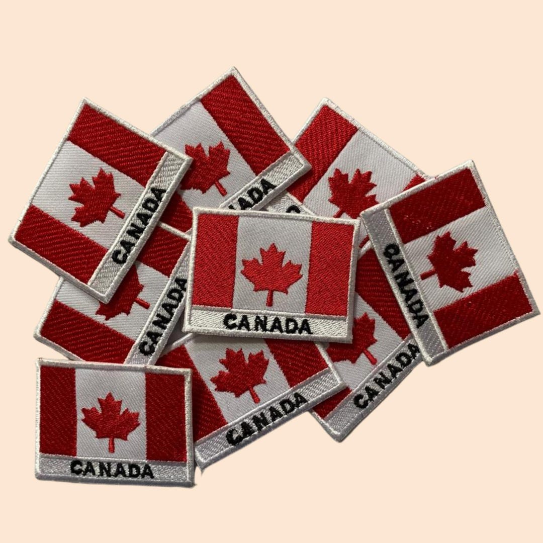 Canada International Country Flag Iron on Patch Embroidered Sew on ...