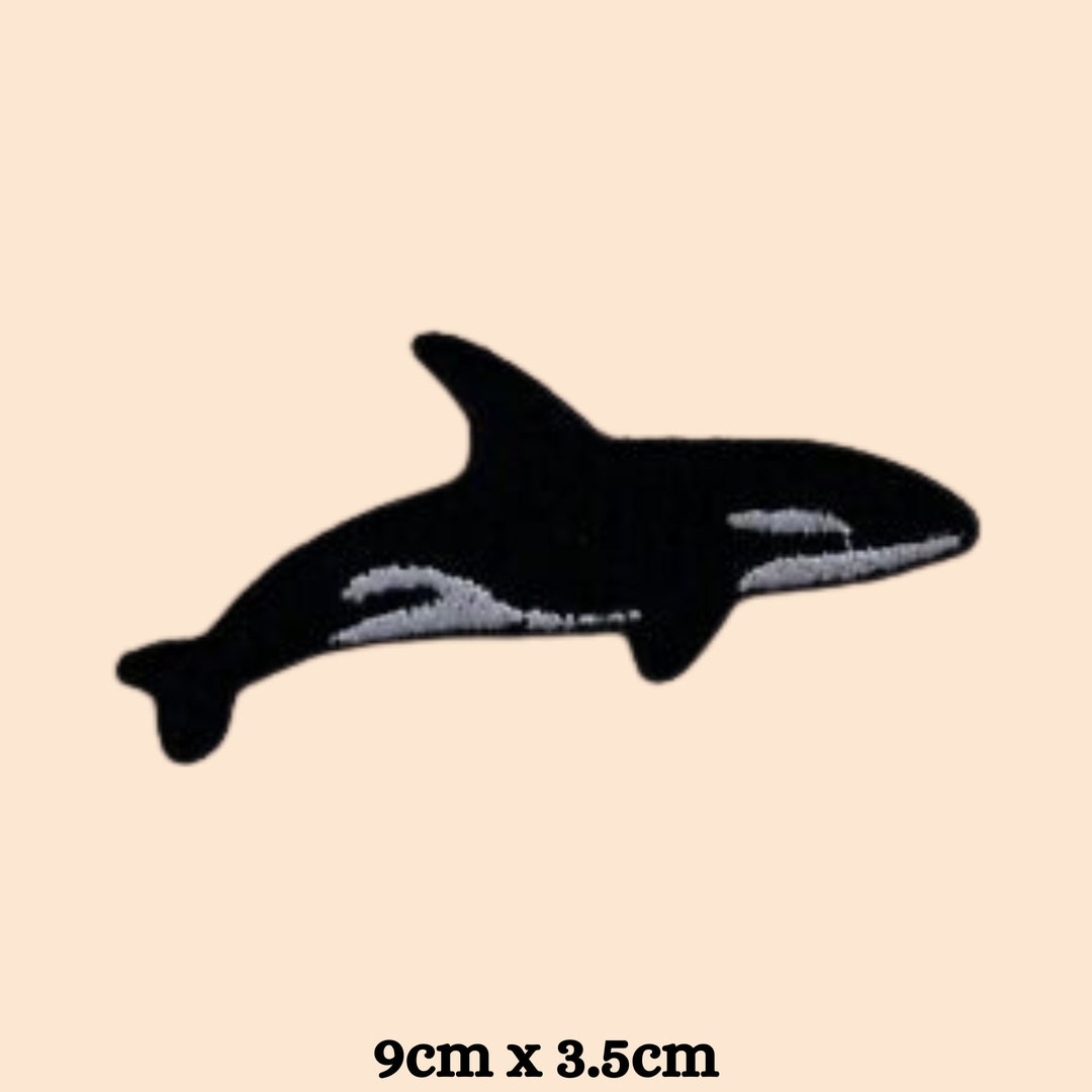 Orca Killer Whale Iron on Patch Embroidered Sew on Applique Badges - Etsy