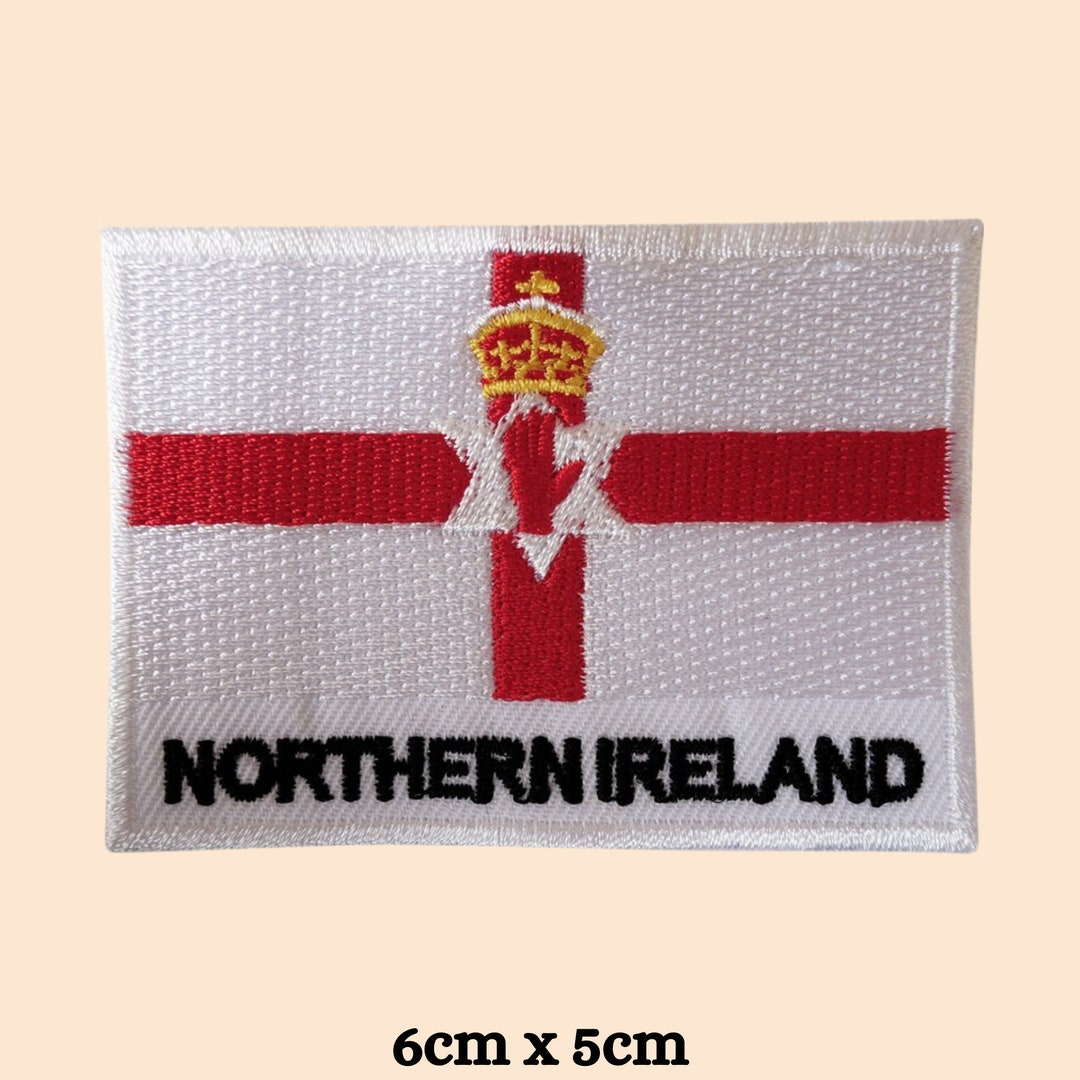 Northern Ireland Flag Patch Sew on Clothes Jacket Ulster Irish Embroidered Badge - Etsy