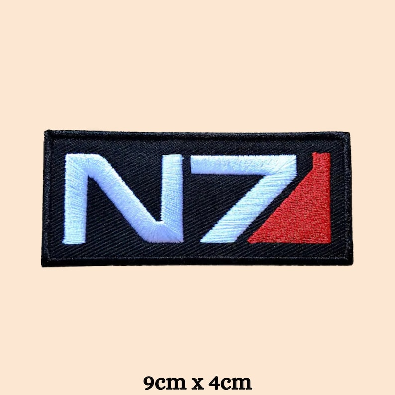 N7 Alliance Special Forces Video Game Iron on Patch Embroidered Sew on ...