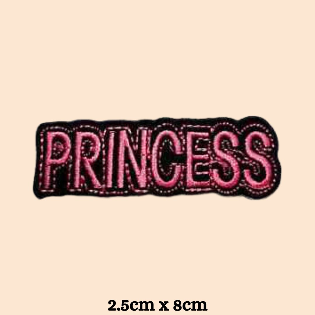 Embroidered Iron on Princess Patch Sew on Jacket Jeans T Shirt Bag ...