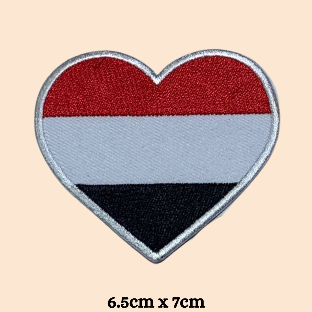 Yemen Flag Iron on Patch Sew on Arabic Arab Middle East Yemeni Embroidered Badge - Etsy