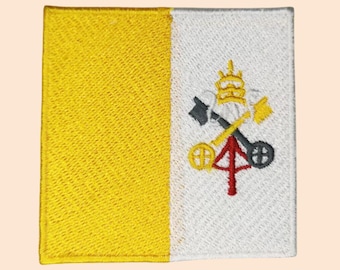 Vatican Italy Flag Embroidered Patch - Etsy