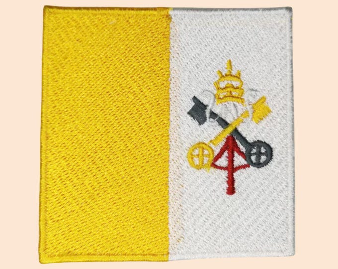 Vatican Italy Flag Embroidered Patch - Etsy