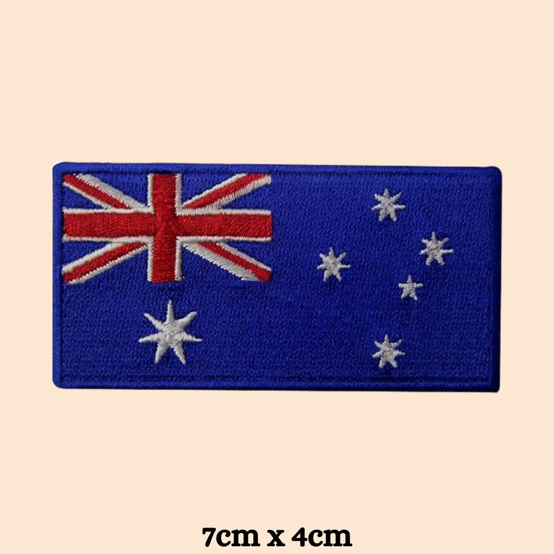 Australia International Country Flag Iron on Patch Embroidered Sew on ...