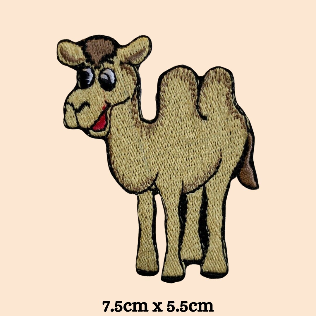 Camel Patch Iron Sew on Clothes Bag Embroidered Badge Animal Embroidery ...