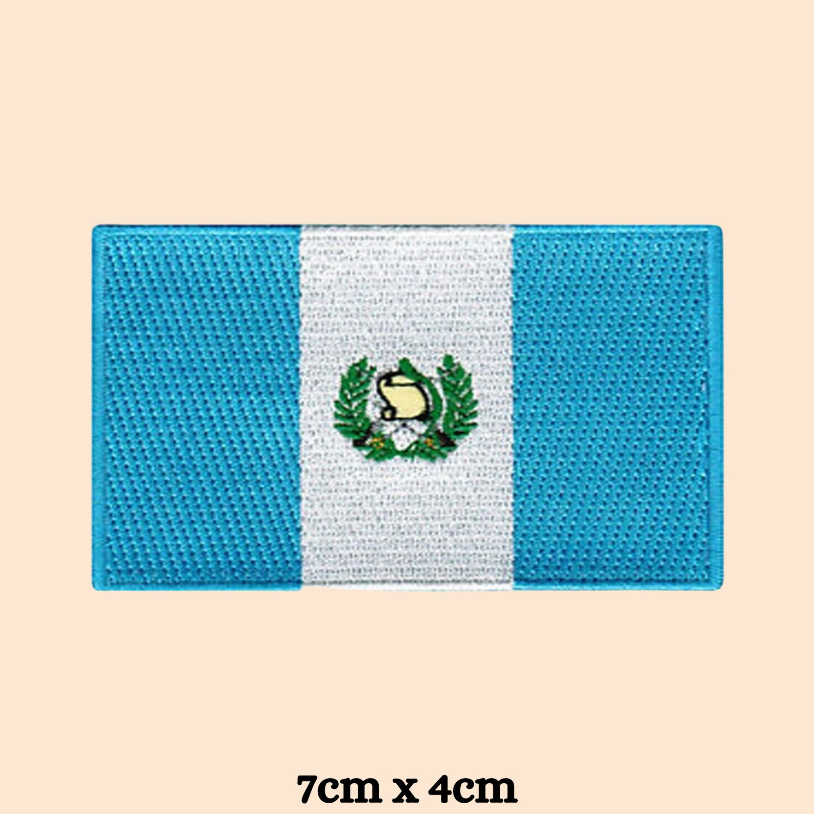 Guatemala Flag Embroidered Patch Iron on Sew on Applique National Flag ...