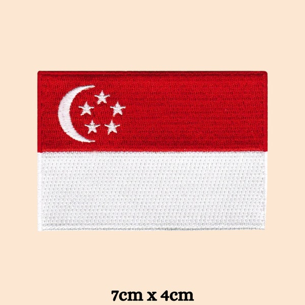 Singapore Flag Iron On - Etsy
