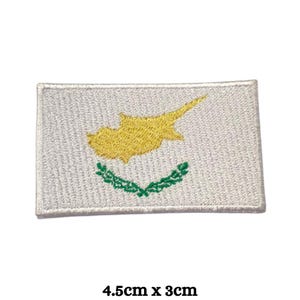 National Flag Iron on Patch Sew on Applique Embroidered Badge Two Sizes ...