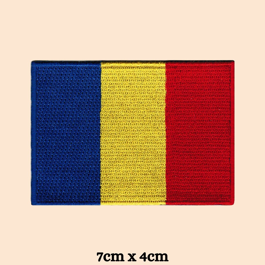 Romania Flag Patch Romanian Iron on Sew on Badge Clothes Embroidered Applique - Etsy