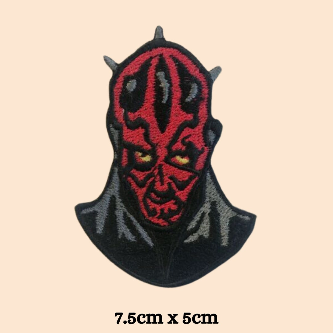 Angry Devil Face Scary Iron on Patch Embroidered Sew on Applique - Etsy