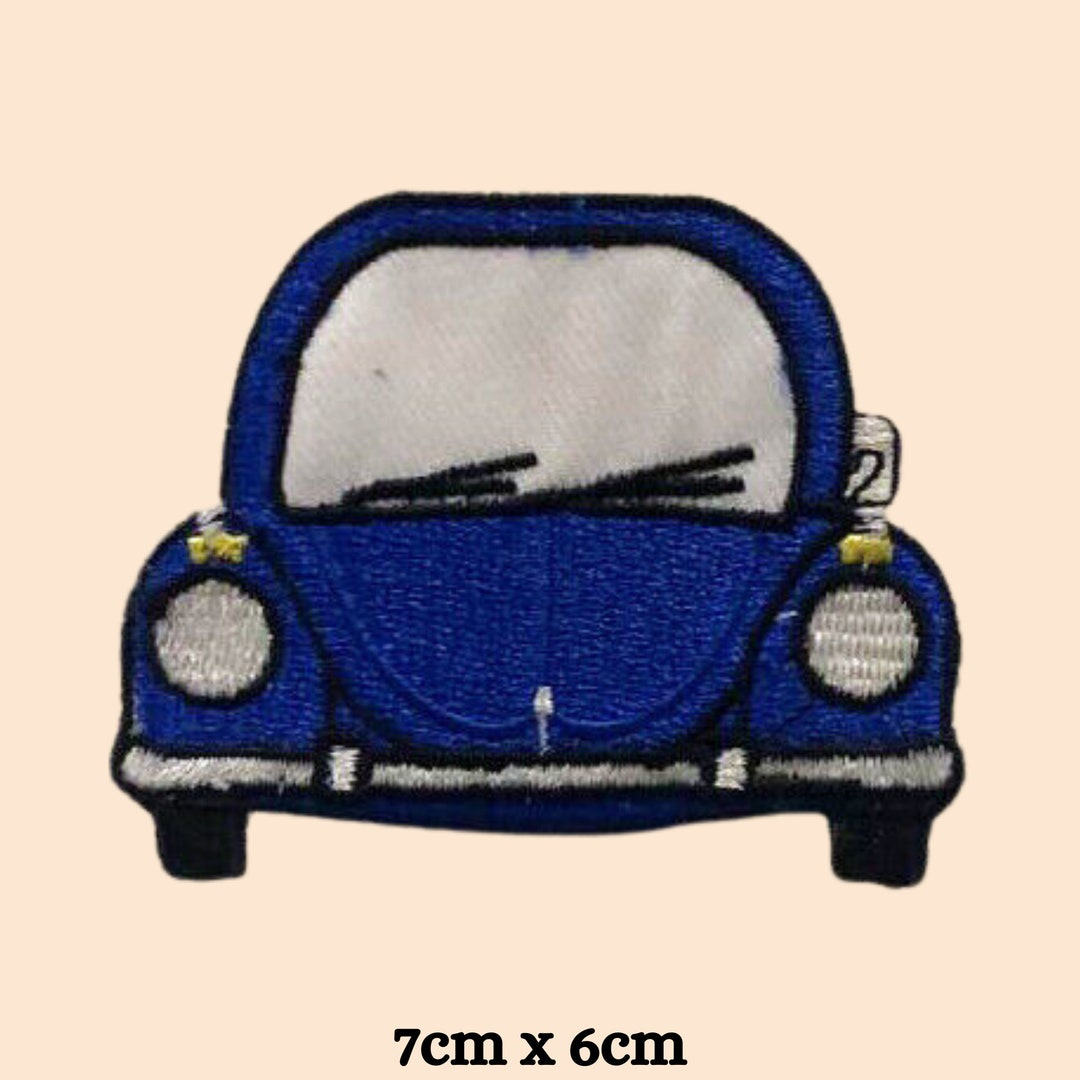 Beetle Car Iron on Patch Embroidered Sew on Applique - Etsy