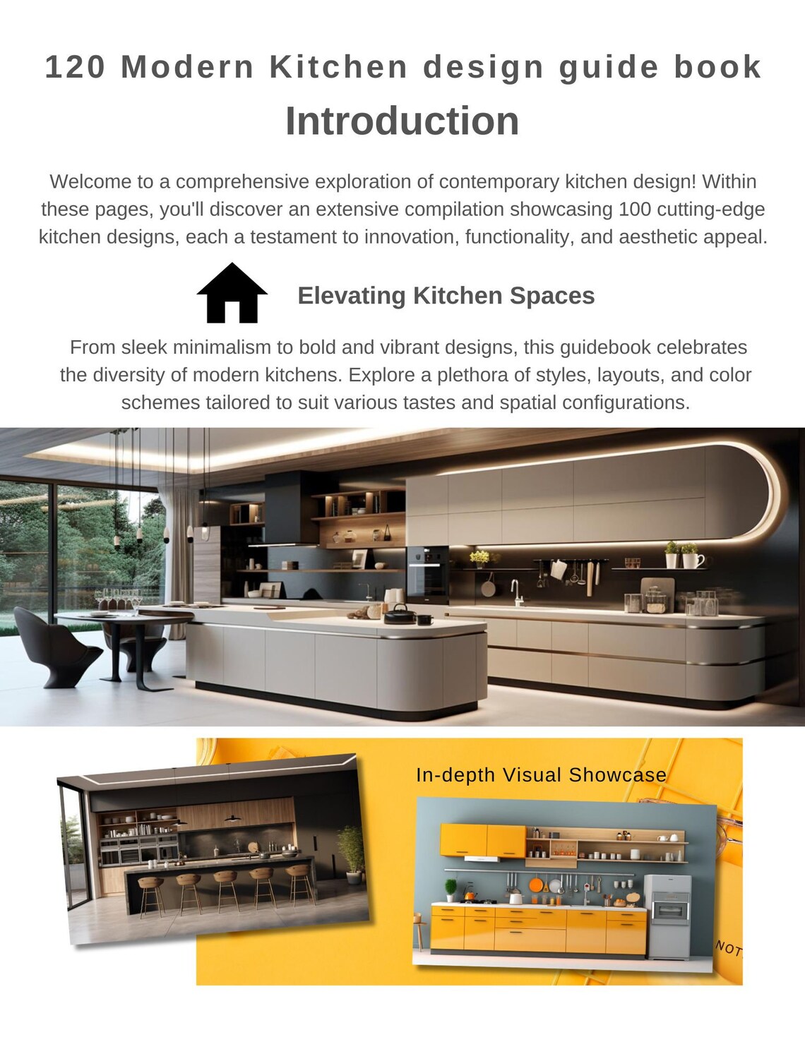 120 Modern Kitchen Design Guide Book PDF. Zip File Download - Etsy