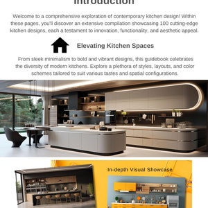 120 Modern Kitchen Design Guide Book PDF. Zip File Download - Etsy