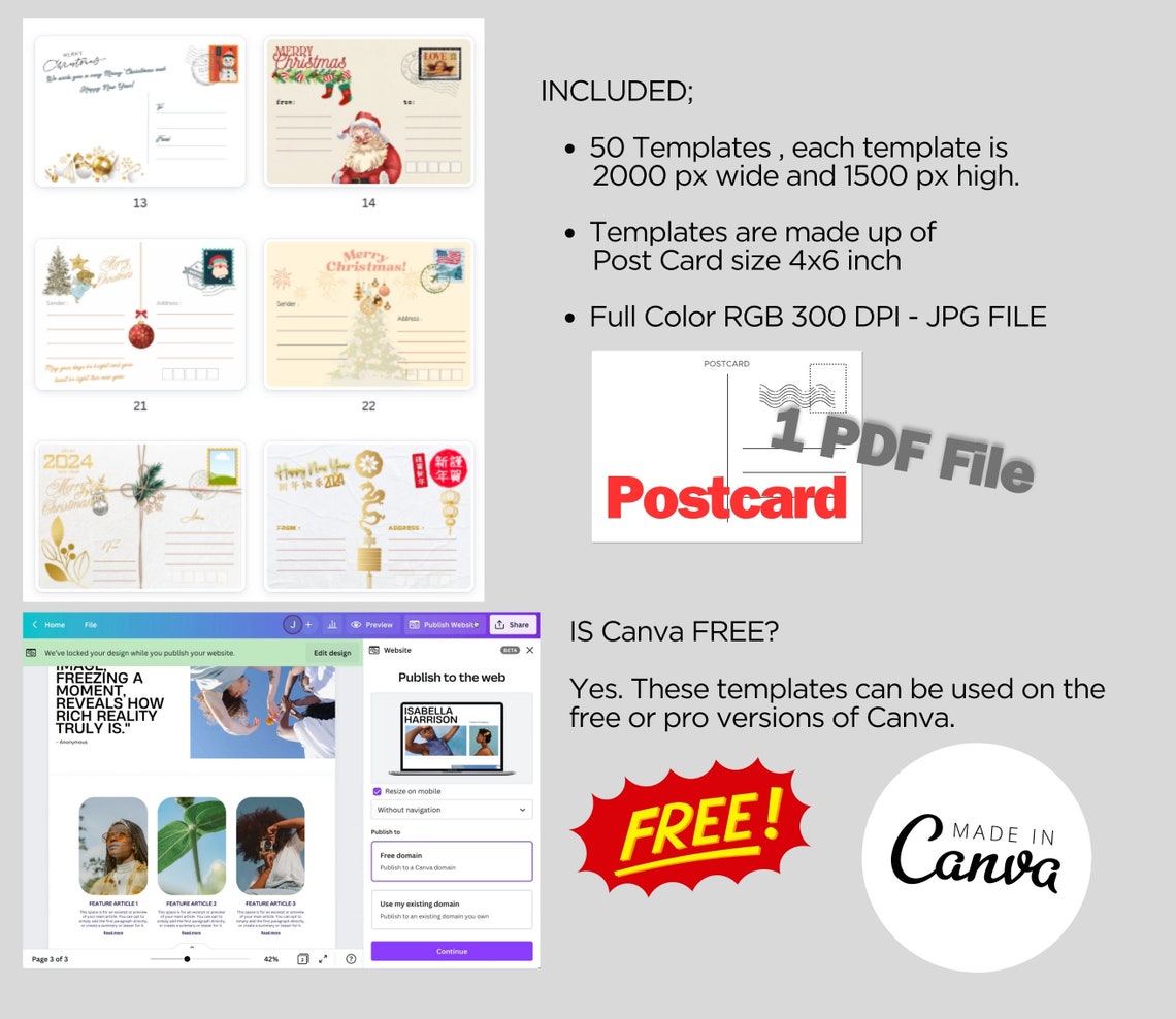 60 Ways to Send Smiles: A Collection of Digital Postcards Big Bundle ...