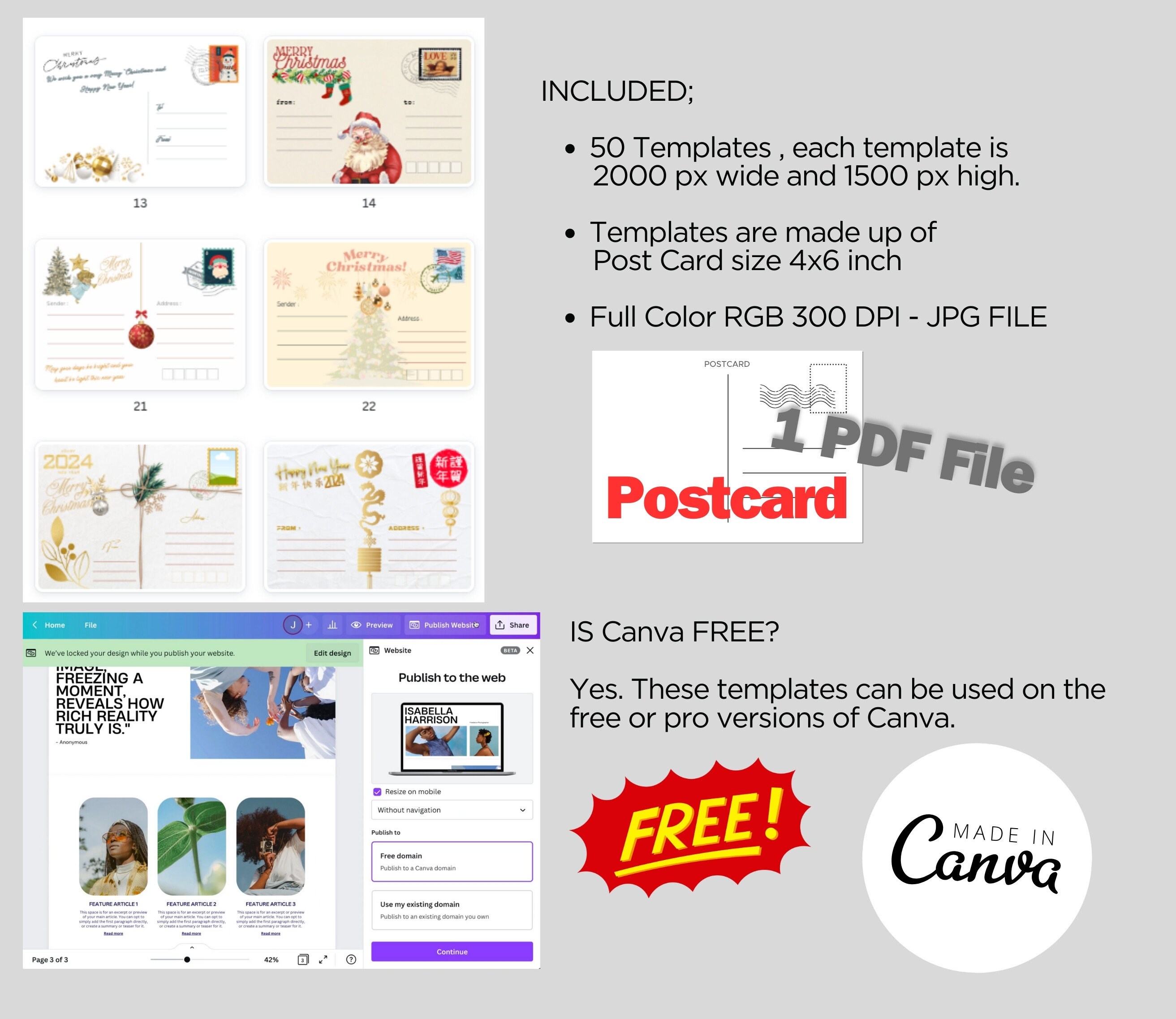 60 Ways to Send Smiles: A Collection of Digital Postcards Big Bundle ...