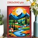 Naive Home Painting Printable Beauty of Naive Art Bold Colors Quirky ...