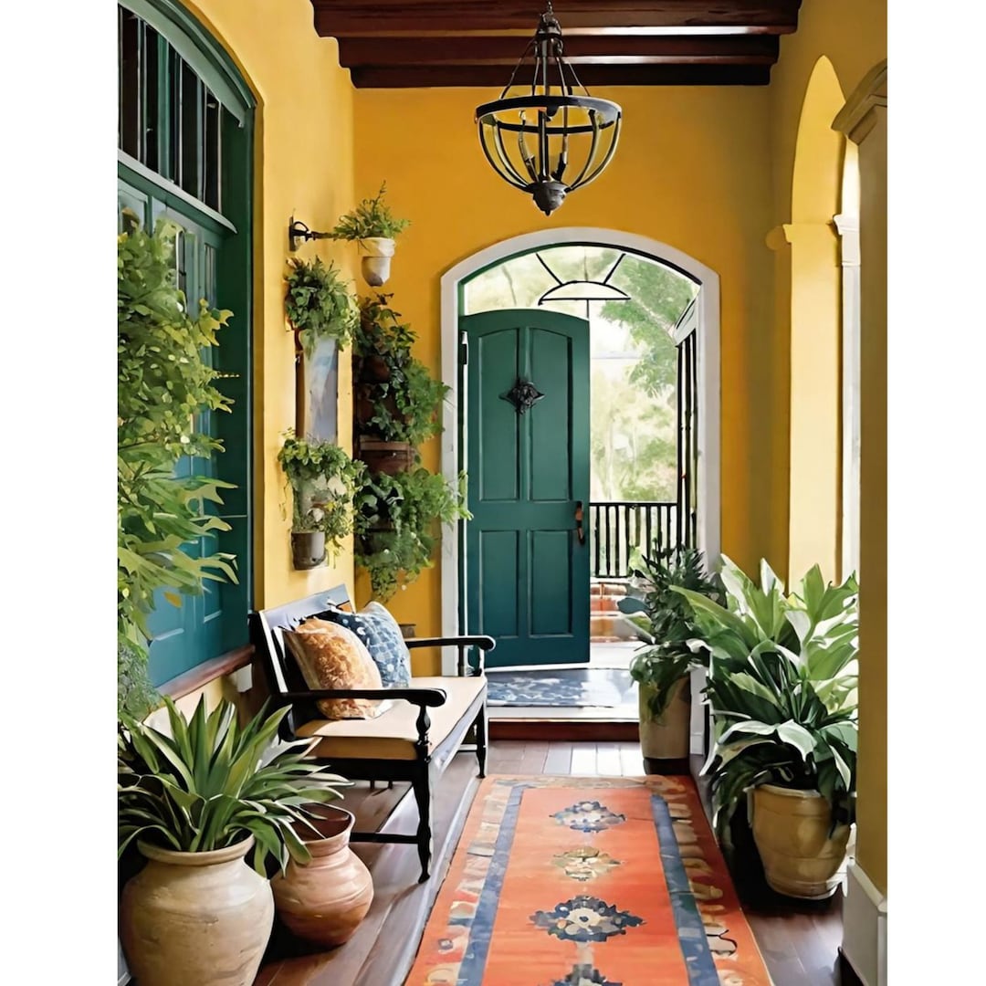 Eco-friendly Entryway Decor From Porch to Hallway With Greenery ...