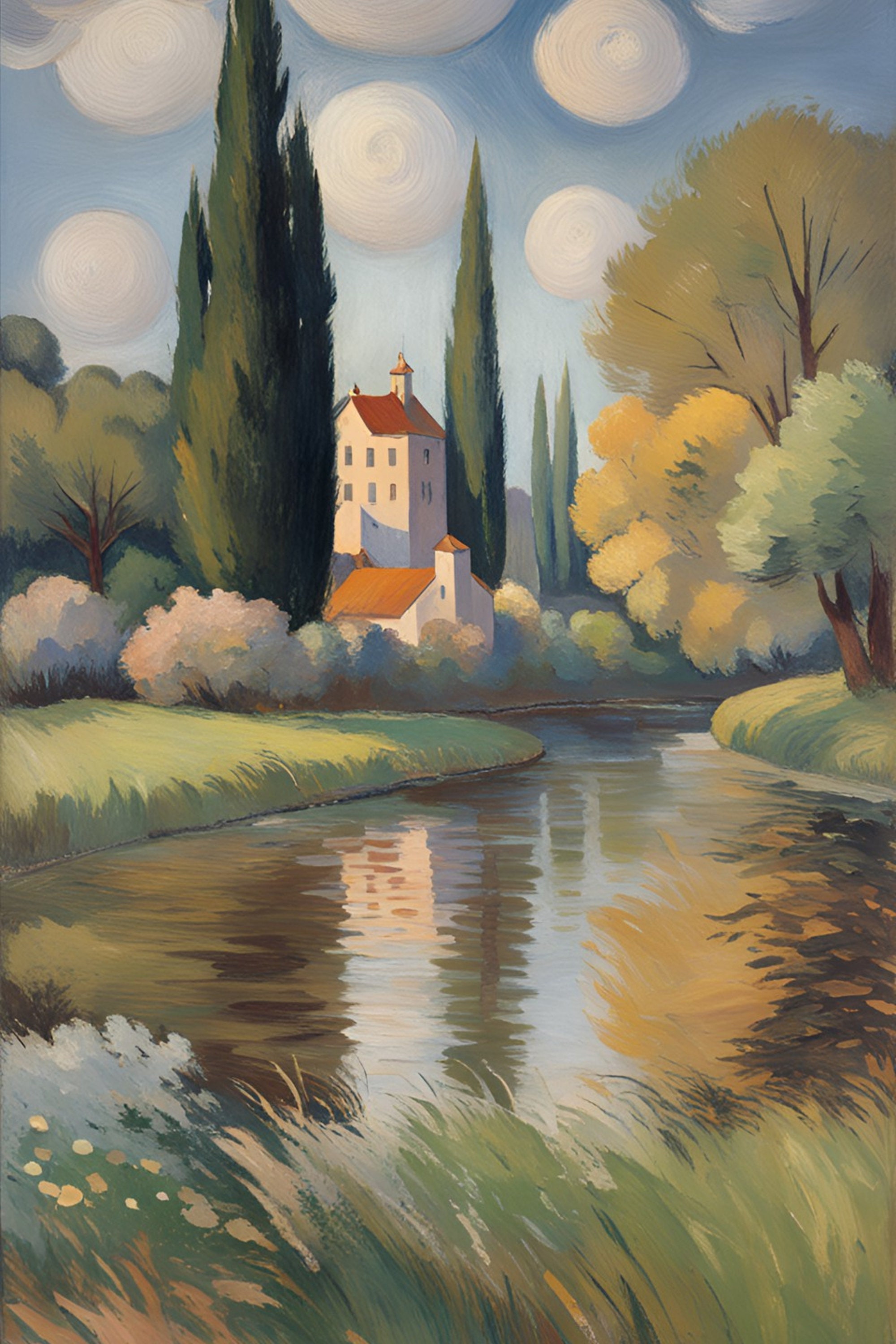 Impressionism Landscapes Landscape Print Impressionism Wall Art Poster ...