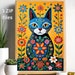 Naive Home Painting Printable Beauty of Naive Art Bold Colors Quirky ...