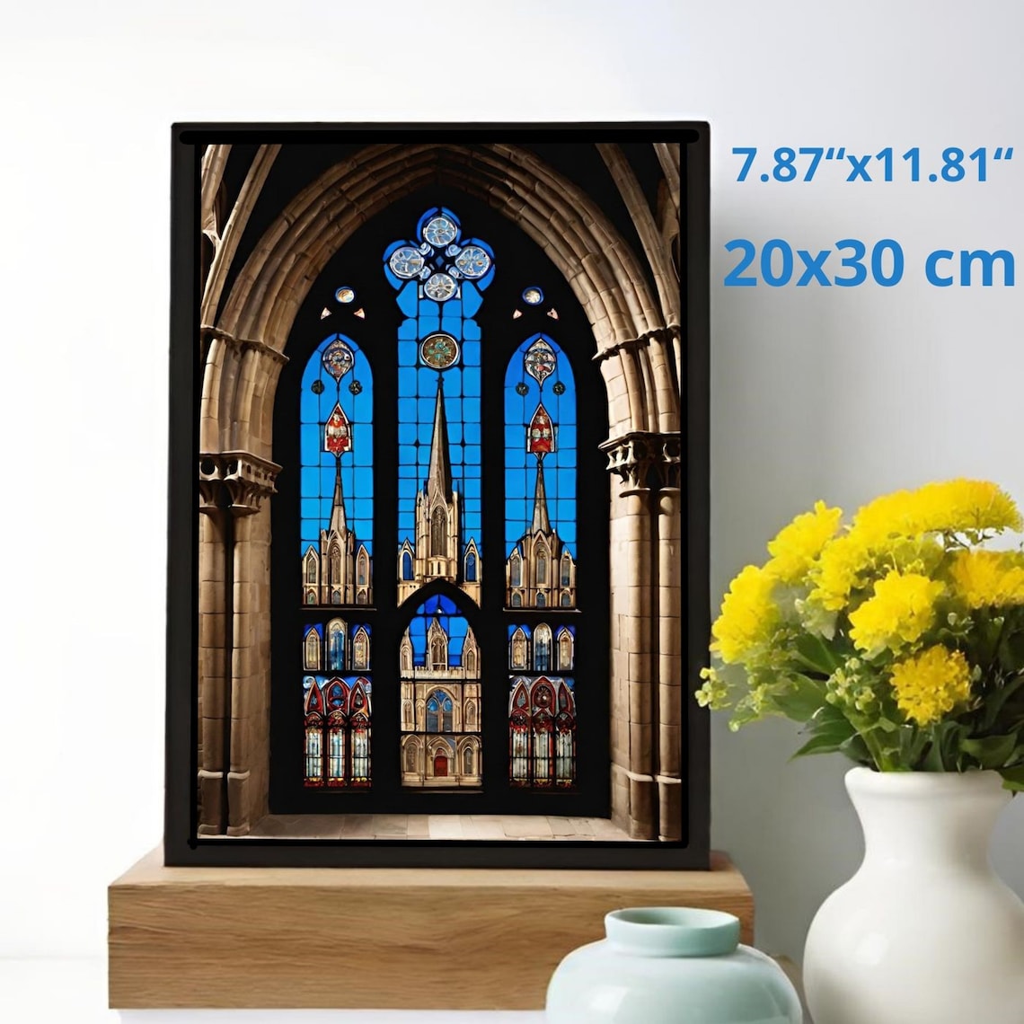 Gothic Album Gothic Window Art Digital 15 Gothic Color Stained Glass ...