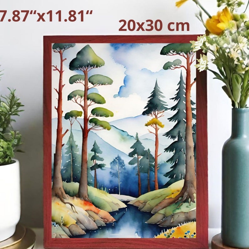 Naive Home Painting Printable Beauty of Naive Art Bold Colors Quirky ...